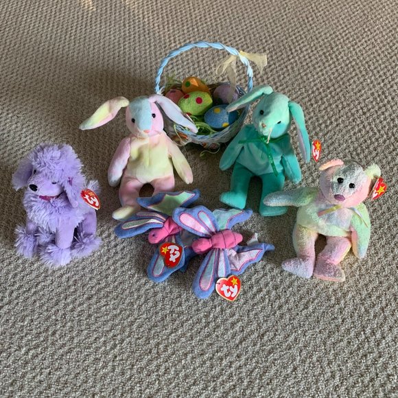 Beanie Babies | Toys | Nwt Ty Beanie Babies Spring Collection | Poshmark